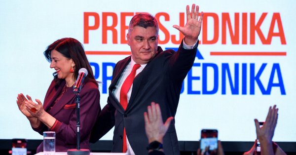Зоран Миланович спечели първия тур на президентските избори в Хърватия - Новини от Dnes.bg